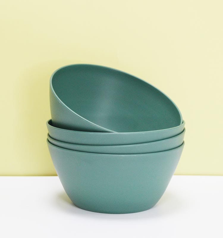 Eco Friendly Green Reusable Recycled Plastic RPET Tableware Dinnerware ...